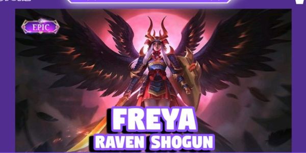 Buy Skin Raven Shogun (Epic Skin Freya) Mobile Legends 2032955 | itemku