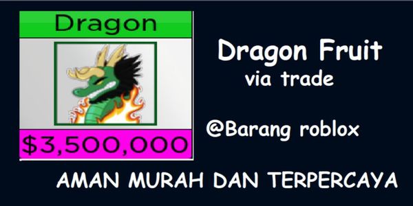 Buy Item Dragon Fruit | Blox Fruits Roblox 2108361 | itemku