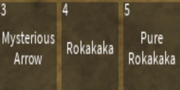 Buy Item 25 Mysterious Arrow + 25 Rokakaka + 2 Pure Rokakaka | Your ...