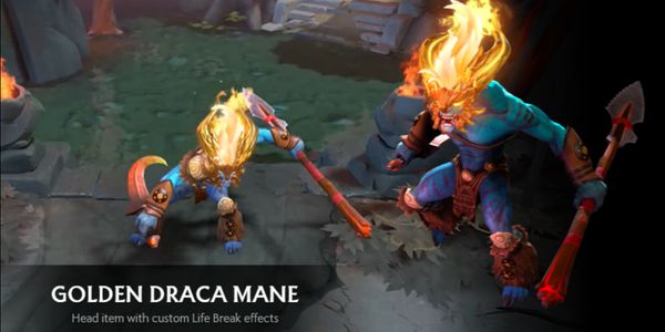 Beli Item Gift Huskar - Golden Draca Mane (Very Rare) Dota 2 Terlengkap ...