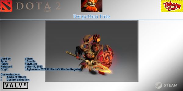 Beli Item Gift Forgotten Fate (Mars - Aghanim's 2021 Collector's Cache ...