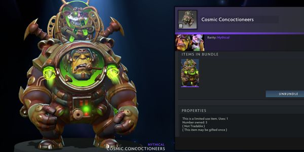 Buy Item Gift Cosmic Concoctioneers (Alchemist Set Aghanim's Collector ...