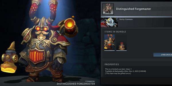 Beli Item Gift Distinguished Forgemaster (Clockwerk set Battlepass 2022 ...