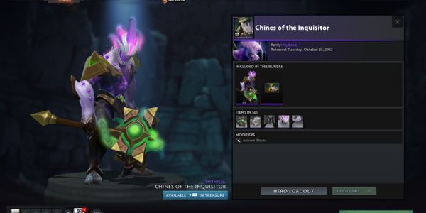 Beli Item Gift Chines of the Inquisitor (Collector Cache Faceless Void ...