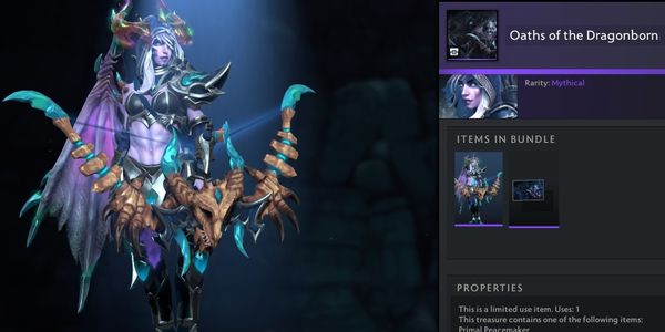 Beli Item Ready Trade Oaths of the Dragonborn (Drow Ranger Set ...