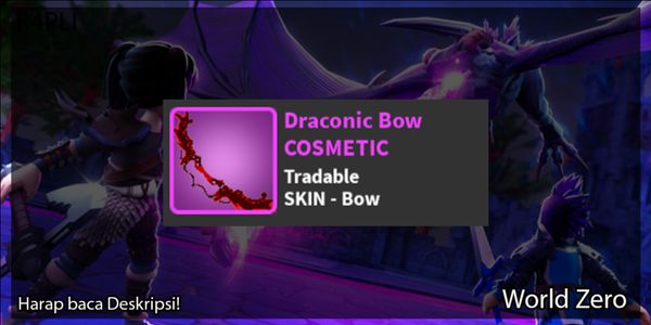 Beli Item Draconic Bow | World Zero Roblox Terlengkap dan Termurah Juli 2024 2113969 | itemku
