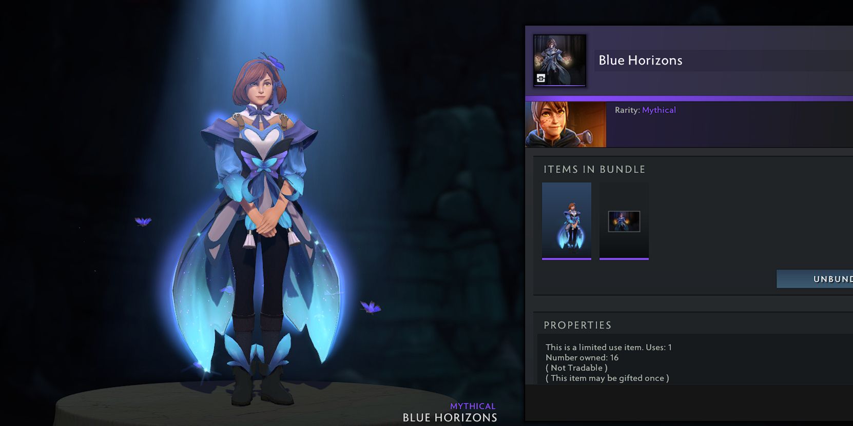 Buy Item Gift Blue Horizons (Marci Set Diretide 2022 Collector's Cache ...