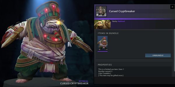 Beli Item Gift Cursed Cryptbreaker (Pudge Set) Collector's Cache 2022 Dota 2 Terlengkap dan ...