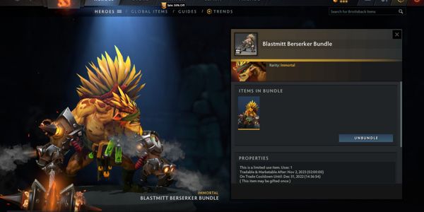 Beli Item Gift Blastmitt Berserker Bundle (Immortal 2022 Rare ...