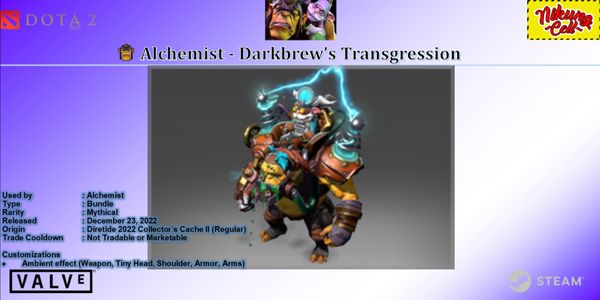 Beli Item Gift Darkbrew's Transgression (Alchemist - Diretide 2022 ...