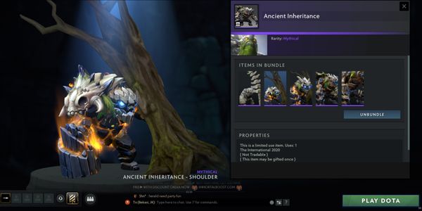 Beli Item Gift Ancient Inheritance (Bundle Tiny Collector's Cache TI 10 ...