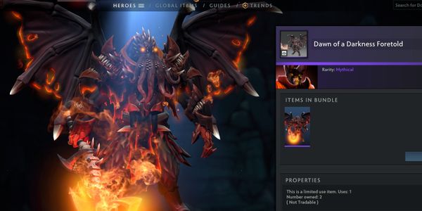 Beli Item Gift Dawn of a Darkness Foretold (Doom - Diretide 2022 ...