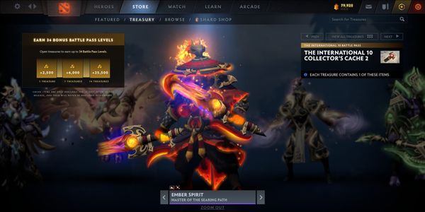 Beli Item Gift Master of the Searing Path (Bundle Ember Spirit ...