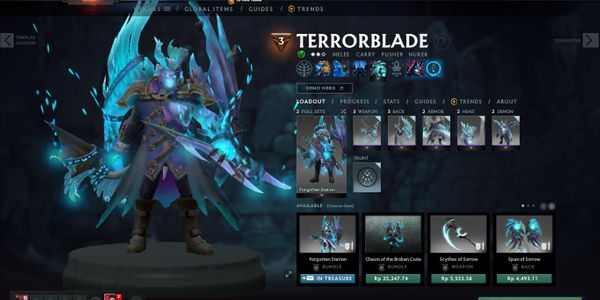 Beli Item Gift Forgotten Station (Terrorblade Set) Collector's Cache ...