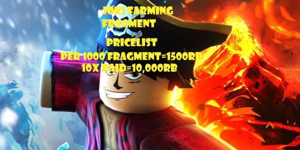 Beli Item Joki farming fragment (blox fruit) Roblox Terlengkap dan ...