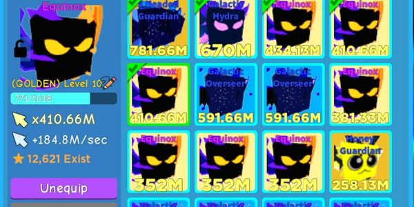 Beli Item Clicker Simulator || Equinox Golden Roblox Terlengkap dan ...