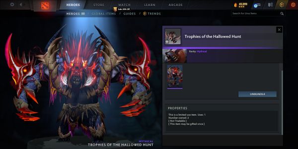 Beli Item Gift Ursa – Trophies of the Hallowed Hunt (Collector’s Cache ...