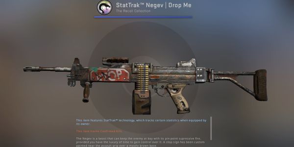 Beli Item (7 Hari) StatTrak™ Negev | Drop Me ( Battle-Scarred Machine ...