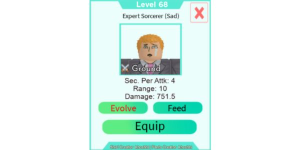 Beli Item Expert Sorcerer Sad all star tower defense (ASTD) Roblox ...