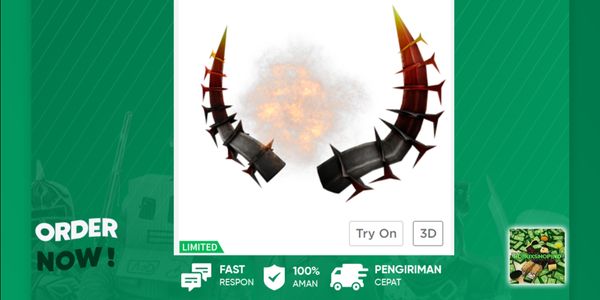Buy Item Fiery Horns of the Netherworld Roblox Limited Most Complete ...