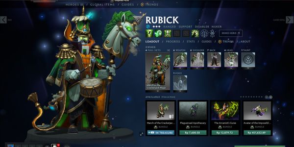 Beli Item Gift March of the Crackerjack Mage (Rubick Set Aghanim's 2021 ...