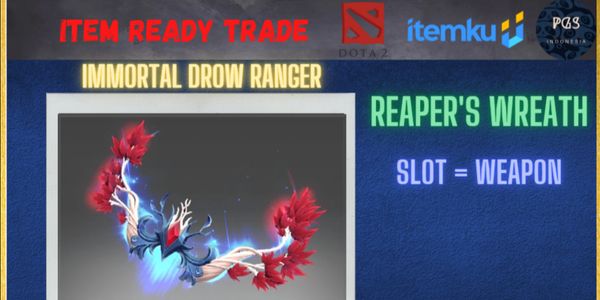 Beli Item Ready Trade Reaper's Wreath (Immortal TI9 Drow Ranger) Dota 2 ...