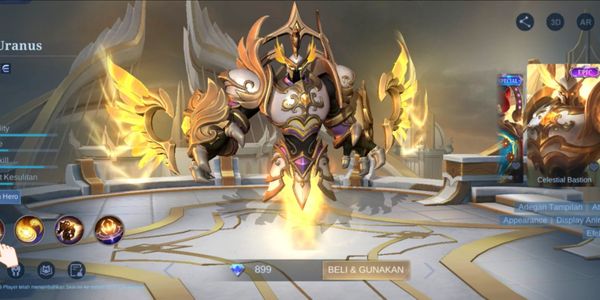 Buy Skin Celestial Bastion (Epic Skin Uranus) Mobile Legends Most ...