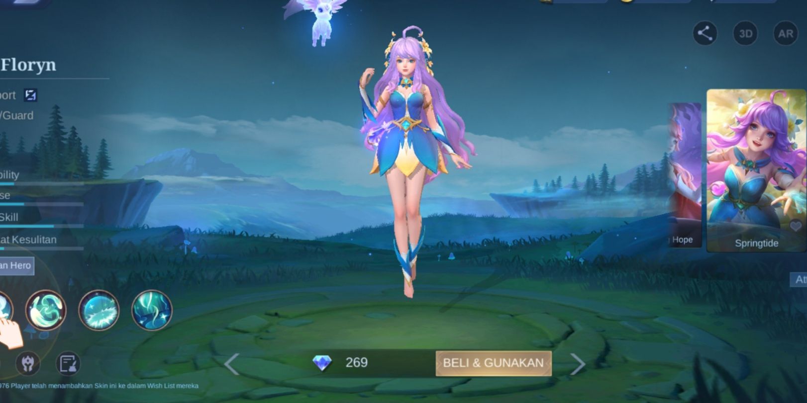 Buy Skin Springtide (Skin Floryn) Mobile Legends Most Complete and ...