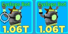 Buy Item cyclops bot (clicker simulator) bisa request max level Roblox ...