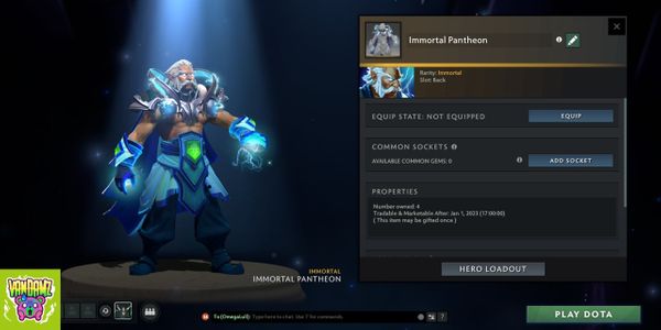 Beli Item Gift Immortal Pantheon (Zeus Set Aghanim's 2021 Immortal Treasure) Dota 2 Terlengkap ...