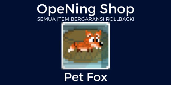 Beli Item PET FOX Growtopia Terlengkap dan Termurah Juni 2024 1633725 ...