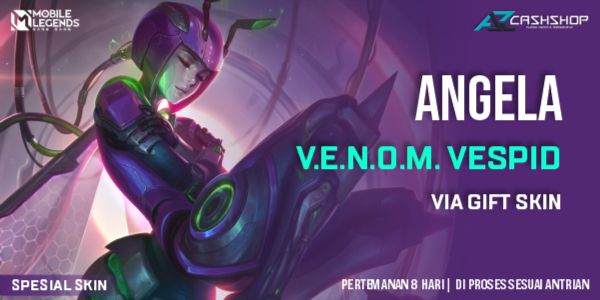 Buy Skin V.E.N.O.M. Vespid (Epic Skin Angela) Mobile Legends 1694098 ...