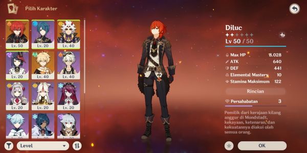 Beli Akun Itto + Diluc AR 27 Genshin Impact Terlengkap dan Termurah ...