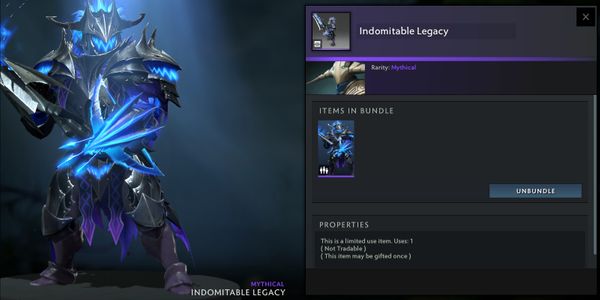 Beli Item Gift Indomitable Legacy (Sven Set Nemestice Collector's Cache ...