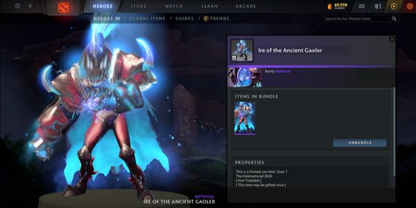 Beli Item Gift Ire of the Ancient Gaoler (Bundle Arc Warden Collector's ...