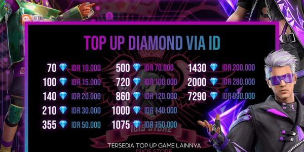 Beli Top Up 1000 Diamonds Garena Free Fire Terlengkap dan Termurah ...