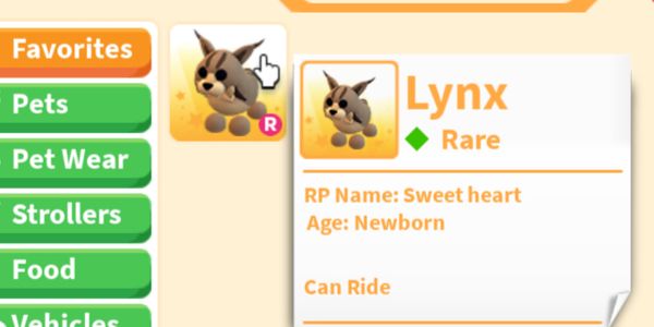 Beli Item Lynx Ride - Adopt Me Roblox Terlengkap dan Termurah April ...