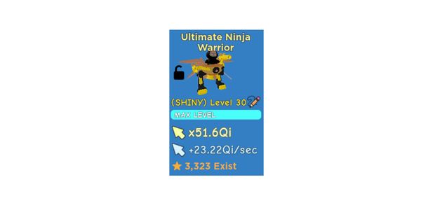 Beli Item SHINY Ultimate Ninja Warrior (Clicker Simulator) Roblox ...