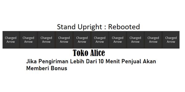 Buy Item 10 Charged Arrow I Stand Upright : Rebooted Roblox 1744362 ...