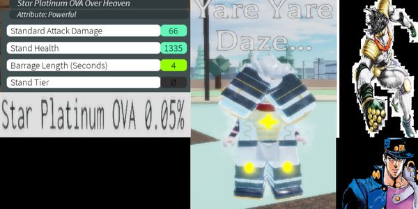 Buy Item Powerful Star Platinum Ova Over Heaven ( SPOVAOH ) I Stand ...