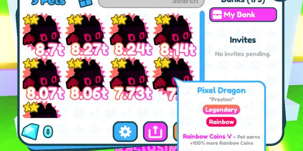 Beli Pet Rainbow Pixel Dragon Pet Simulator X Roblox Terlengkap dan ...