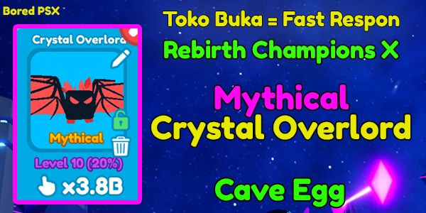 Buy Item Pet Mythical Crystal Overlord [Cave Egg] || Rebirth Champions ...