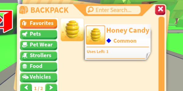 Buy Item Honey Candy | Food Adopt Me Roblox 1798121 | itemku