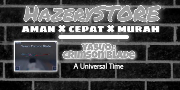 Buy Item A Universal Time (AUT) - YASUO Skin : CRIMSON BLADE Roblox ...