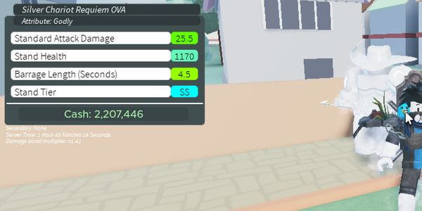 Buy Item Silver Chariot Requiem OVA Godly (Stand Upright Rebooted ...