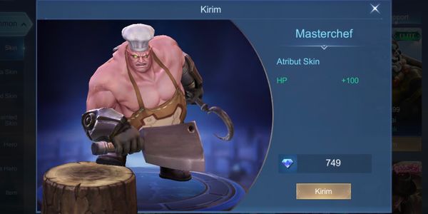 Beli Skin Masterchef (Special Skin Franco) Mobile Legends Terlengkap ...