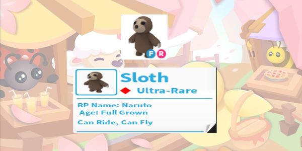 Buy Item Sloth FR - Adopt Me Roblox 1862355 | itemku