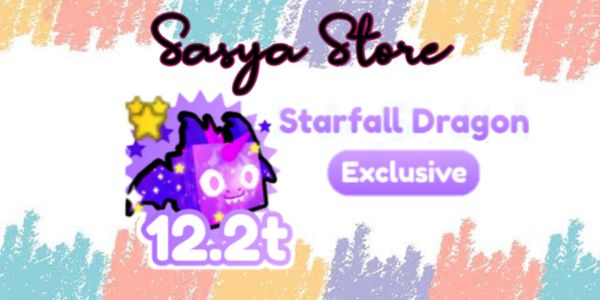 Beli Item Starfall Dragon Exclusive || Pet Simulator X Roblox ...