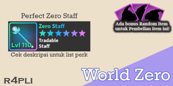 Beli Item Perfect Zero Staff | World Zero Roblox Terlengkap dan ...
