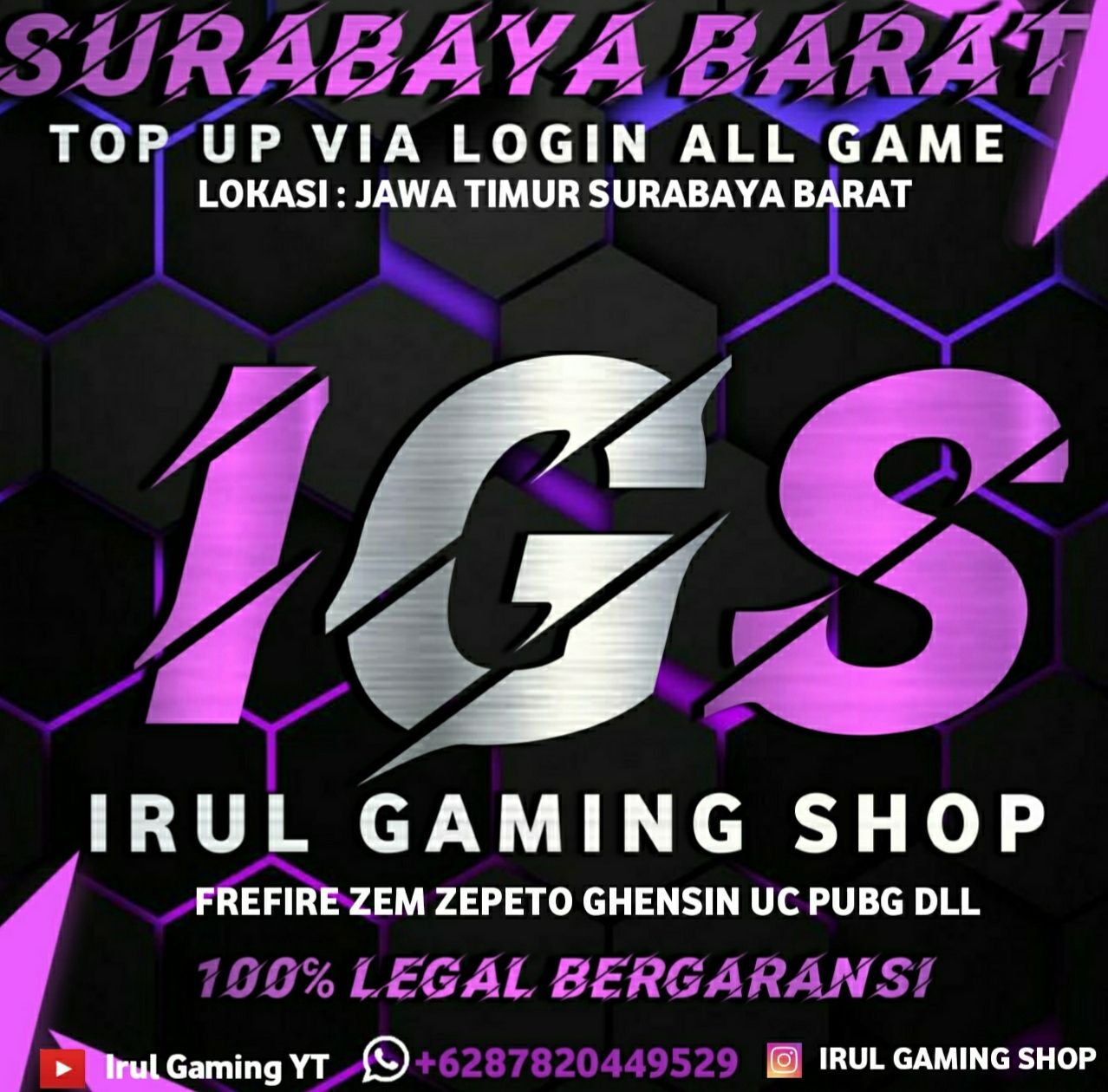 Beli Produk di IRUL GAMING SHOP Terlengkap Desember 2024 | itemku